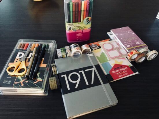 Setting up a Bujo to get things done - Armed with A Book