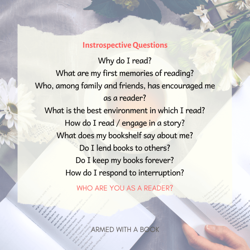 Who are you as a reader? - The Introspection - Armed with A Book