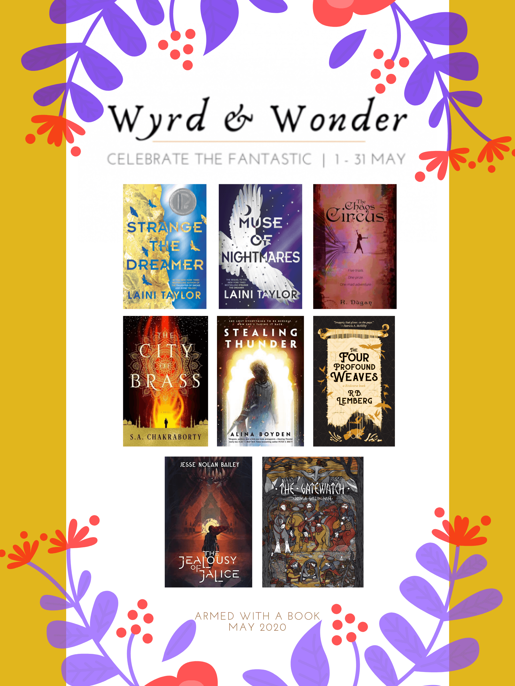 My Wyrd And Wonder 2020 TBR - A List with Reasons - Armed with A Book