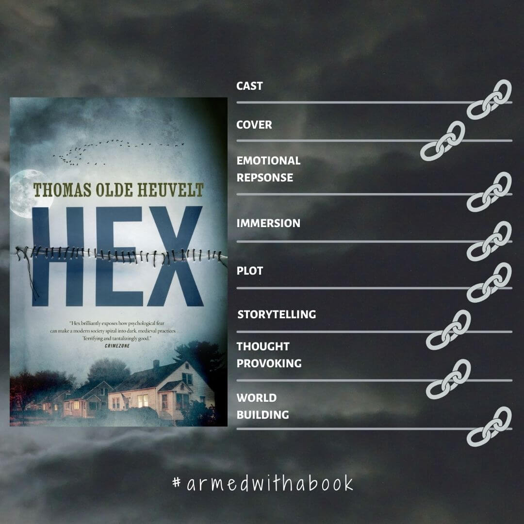 HEX by Thomas Olde Heuvelt - #bookthoughts - Armed with A Book