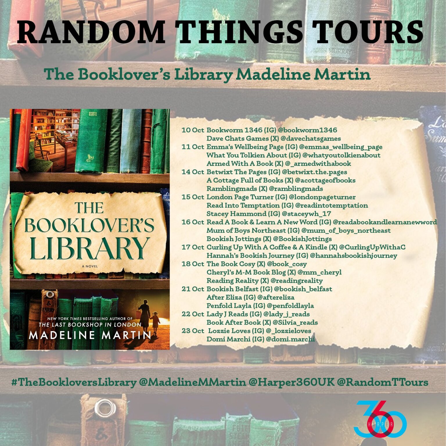 The Booklover's Library by Madeline Martin - Book Review - Armed with A ...